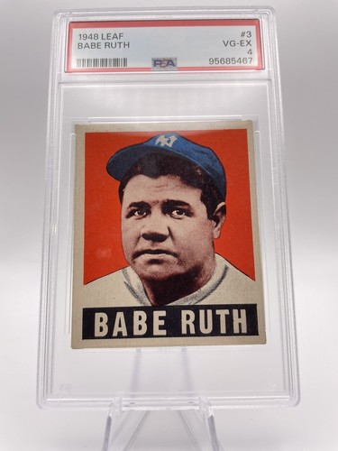 1948 Leaf #3 Babe Ruth PSA 4 | eBay