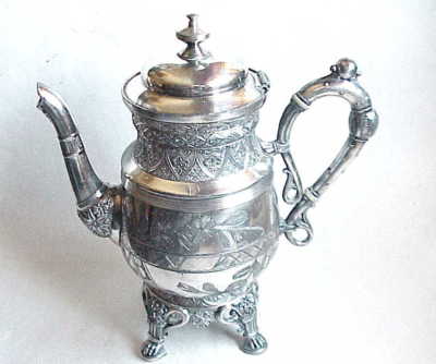 BEAUTIFUL Elegant Antique Derby's Silverplate Coffee Pot / Server | eBay