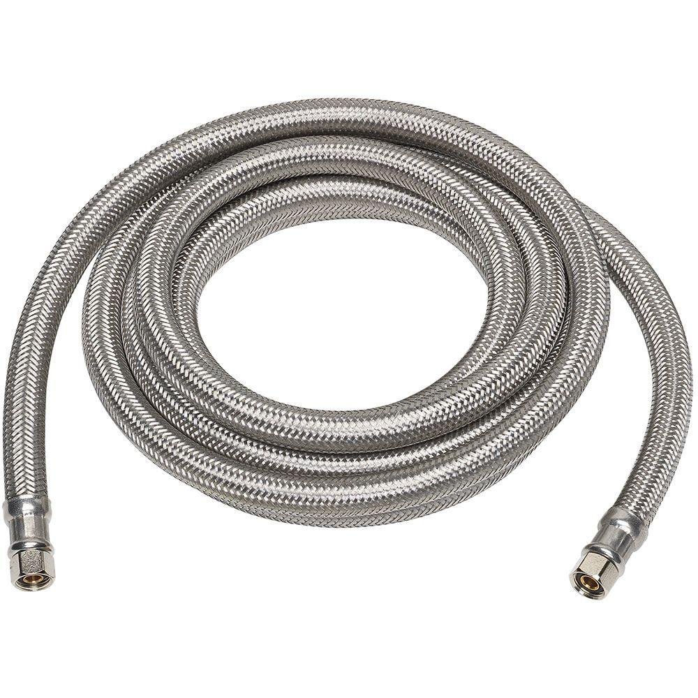 Premium Stainless Steel Ice Maker Supply Line Hose - Burst Proof by ...