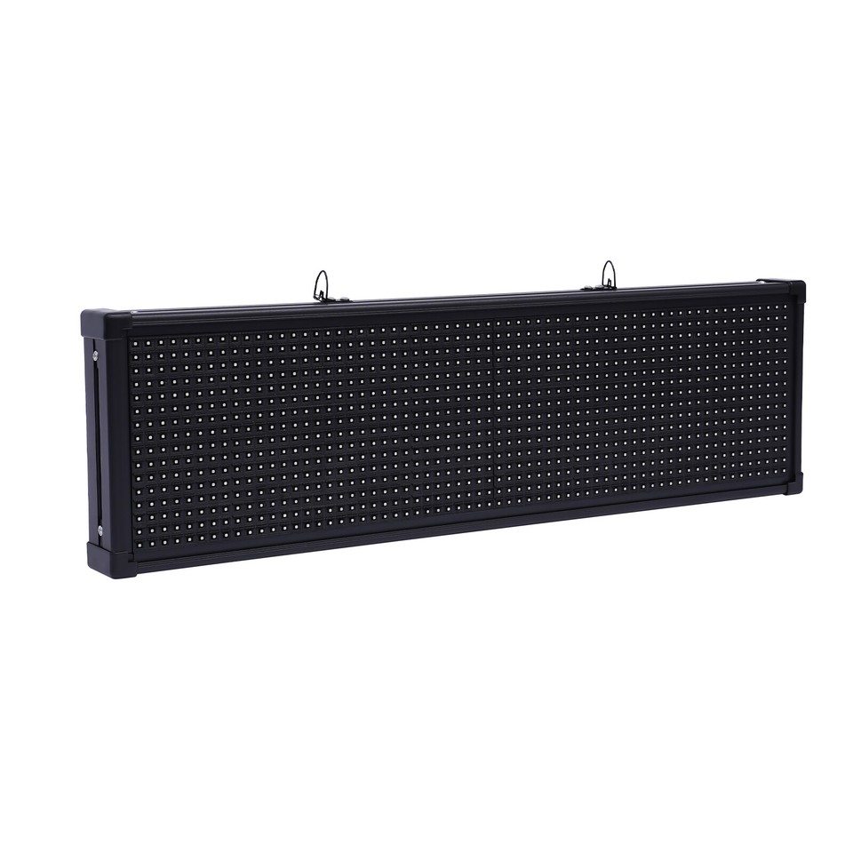 LED Scrolling Sign 26"*8" Message Board Full Color RGB Programmable ...