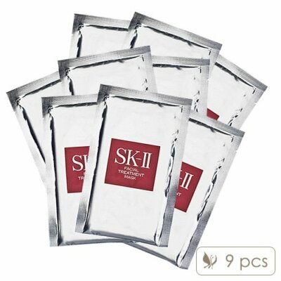 9 PCS SK-II Facial Treatment Mask Skincare Pitera Moisturizing Anti Age ...