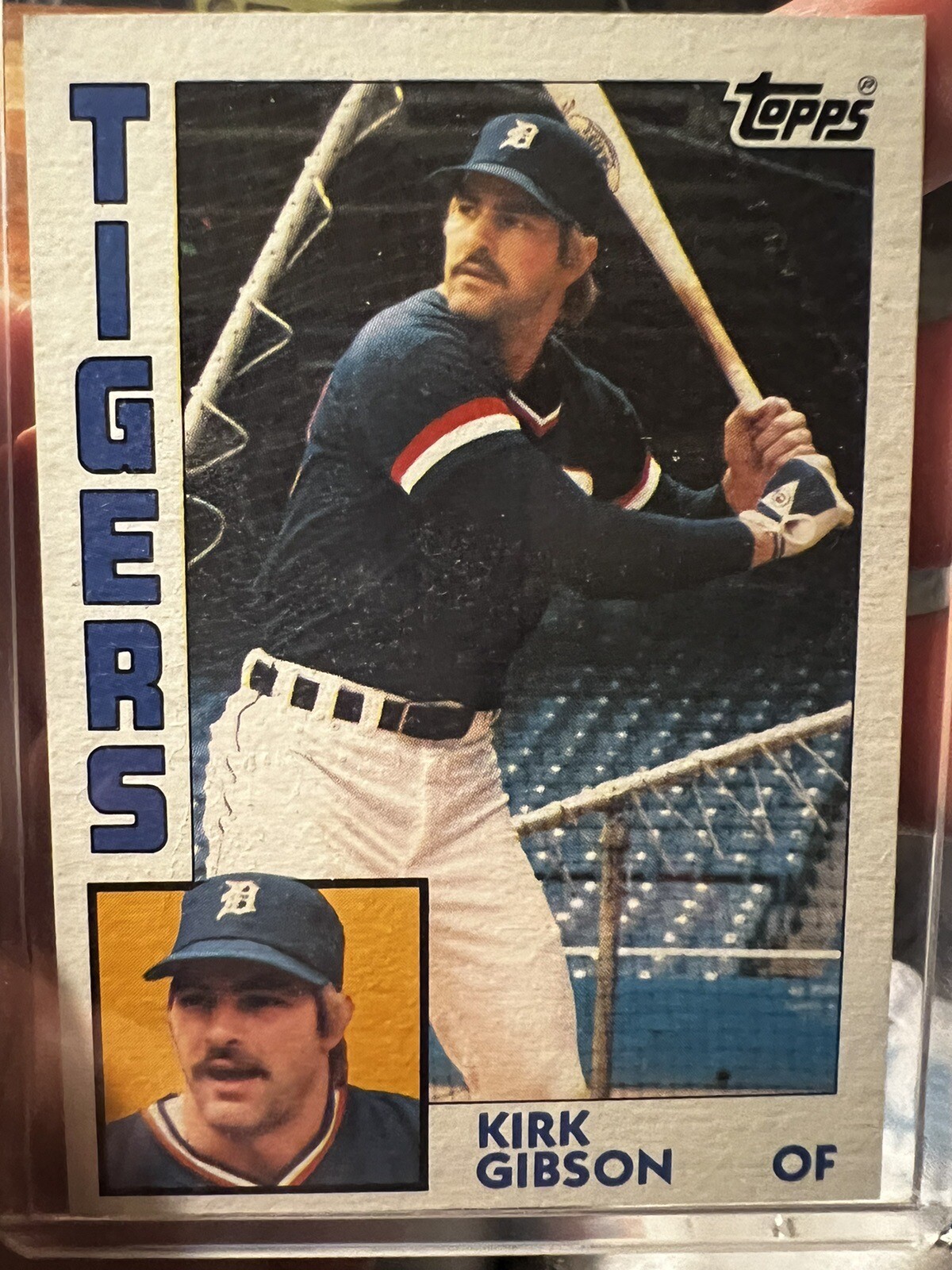 1984 Topps Kirk Gibson Rookie card Hall of Famers | eBay