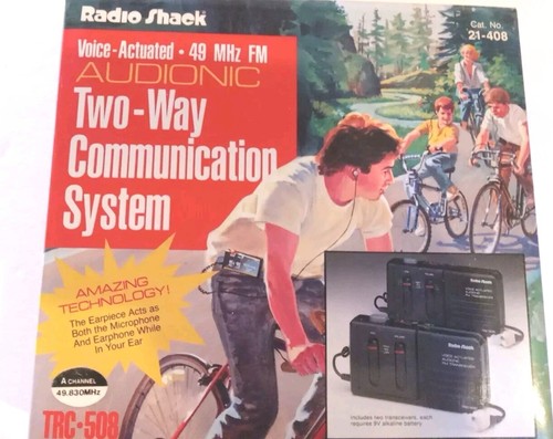Vintage Radio Shack Voice Actuated Two Way Communication System New Old ...