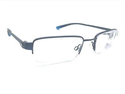 Nike Flexon 4271 426 Blue Chrome Half Eyeglasses Frames 51-19 140 Men ...