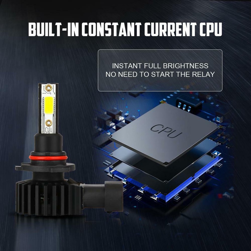 8000K LED Headlight Hi/Lo Beam+Fog Lights For 2009-2018 Dodge Ram 1500 ...