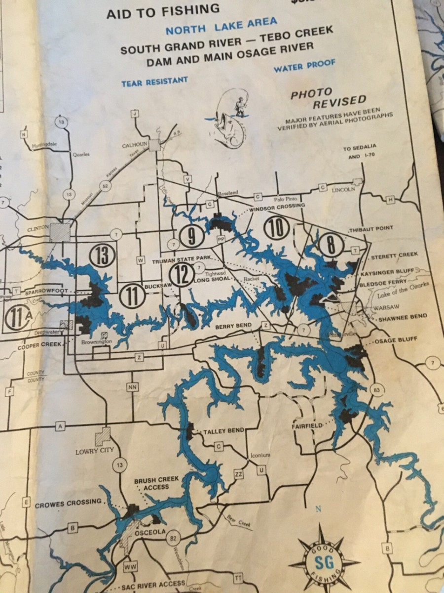 Truman Lake Hunting Map Settles Ford Or Truman, Lost My Hunting Land