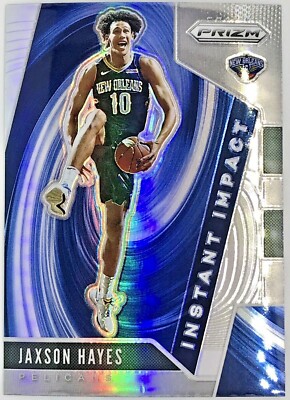 2019-20 Panini Jaxson Hayes Silver Prizm Rookie Card RC Instant Impact ...