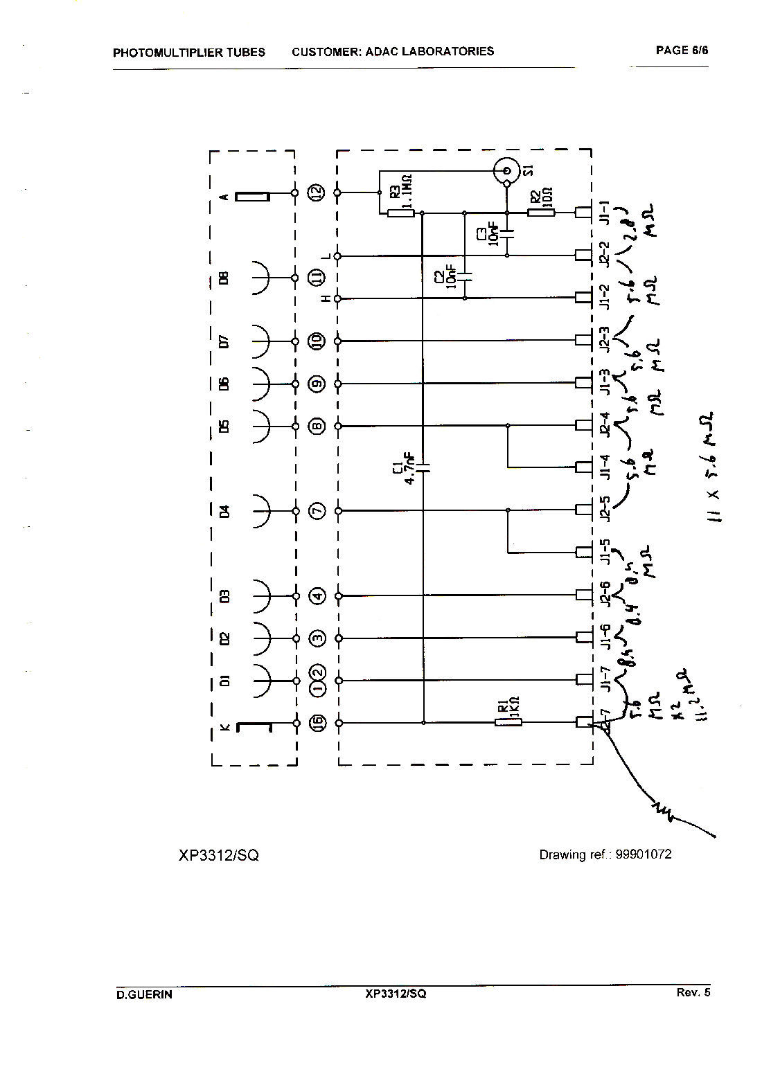 Philips Photonics Photomultiplier Type PMT XP3312/SQ | eBay