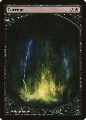 MTG - Corrupt / Corruption | MPR Magic Player Rewards Promo [ENG] | eBay