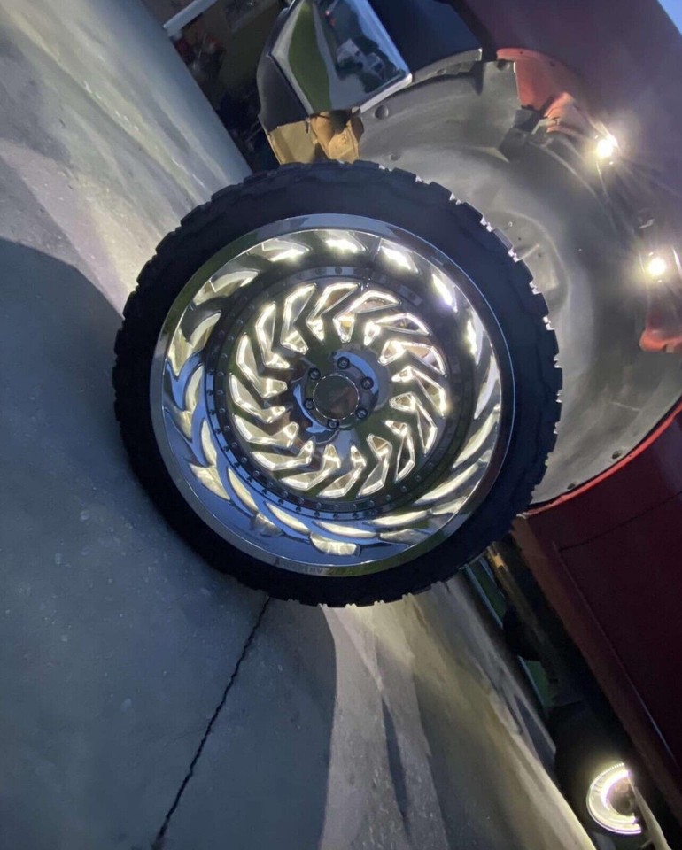 8 row wheel light Kit, Pure White Led 15” Diameter Plug and play Kit | eBay