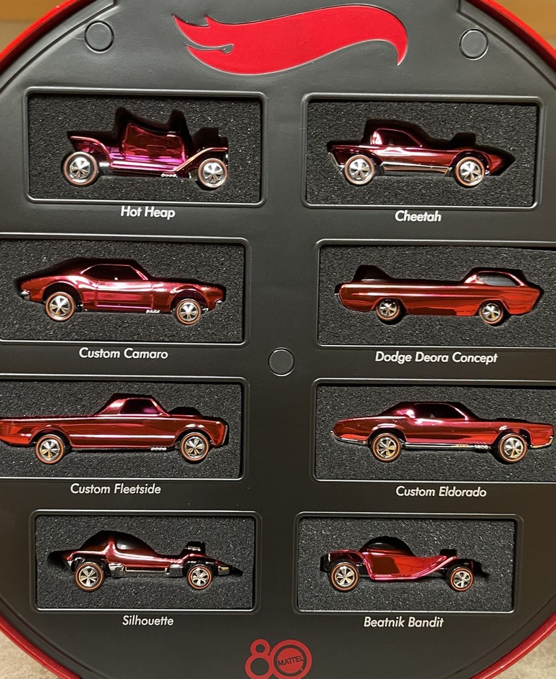 Mattel Hot Wheels 80th Anniversary Original 16 Rally Case Set IN HAND ...