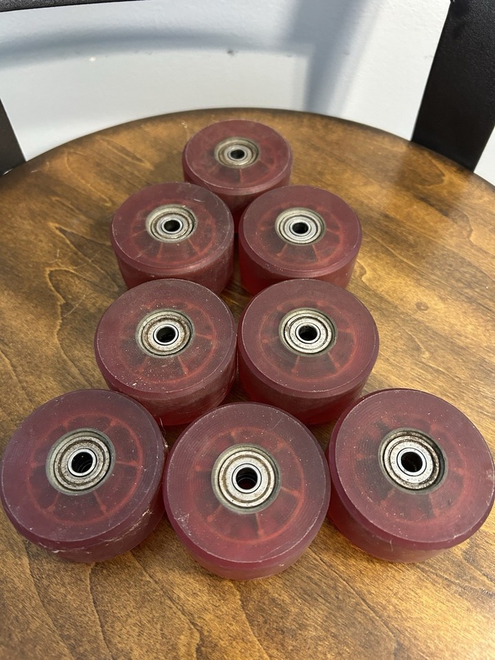 Kryptonics Route 65 skateboard roller skate outdoor wheels Red 8 pack ...
