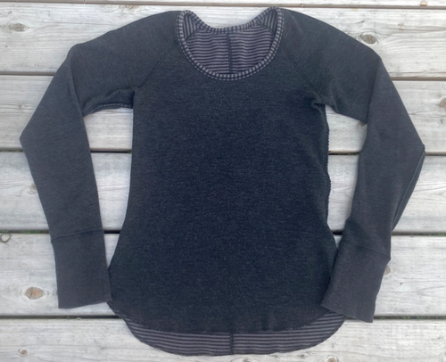 Lululemon Open Your Heart reversible top size 4 | eBay