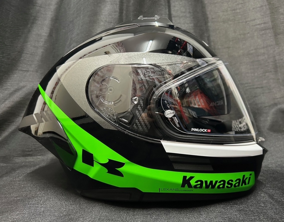 2026 Nolan Green N60-6 SPORT with KAWASAKI STICKERS Motorcycle Sporty ...