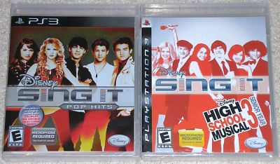 PS3 Game Lot - Disney SING IT Pop Hits & HSM 3 (New) | eBay