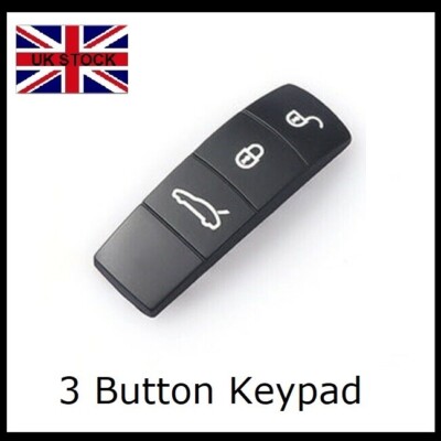 3 Button Remote Key Fob Pad Fo Porsche Panamera Cayenne Macan Boxster ...