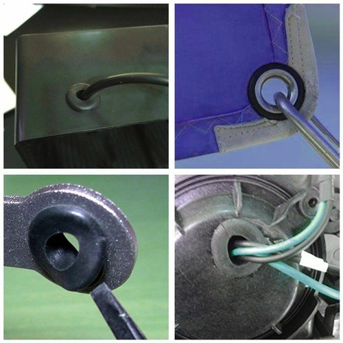 180x Grommet Firewall Hole Plug Electrical Wire Gasket Kit Rubber For ...