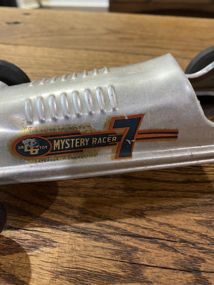 Vintage Ludwig Griswold Mystery Racer 7 Toy Metal Car | eBay