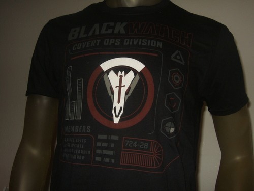 Men's M-XL Funko Pop Overwatch Blackwatch Covert Ops Members Game Gamer ...