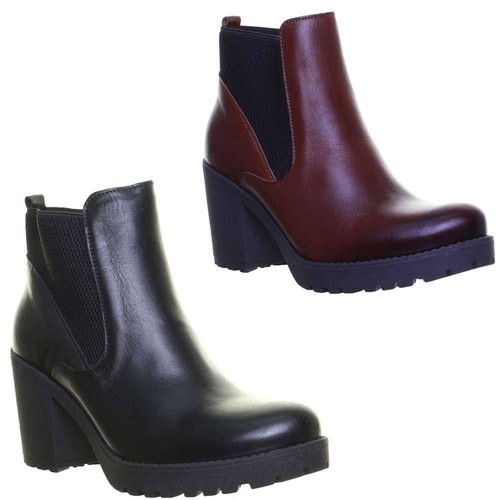 Justin Reece Womens Mid Heel Chelsea Chunky Ankle Boots Size US 5 - 10 ...
