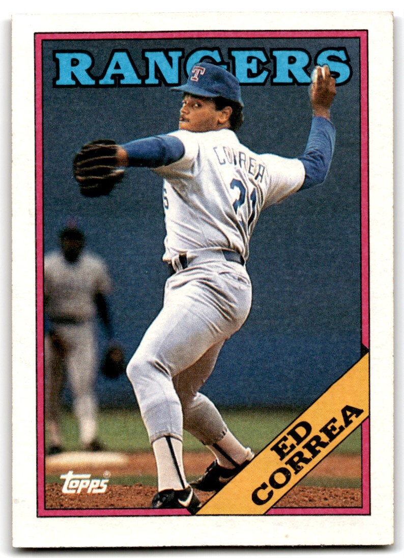 1988 Topps Baseball Card Ed Correa Texas Rangers #227 | eBay
