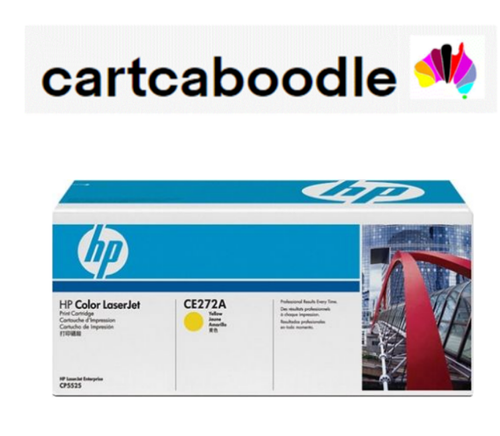 GENUINE HP CE272A / 650A YELLOW Toner Cartridge - for HP CP5525 M750 ...