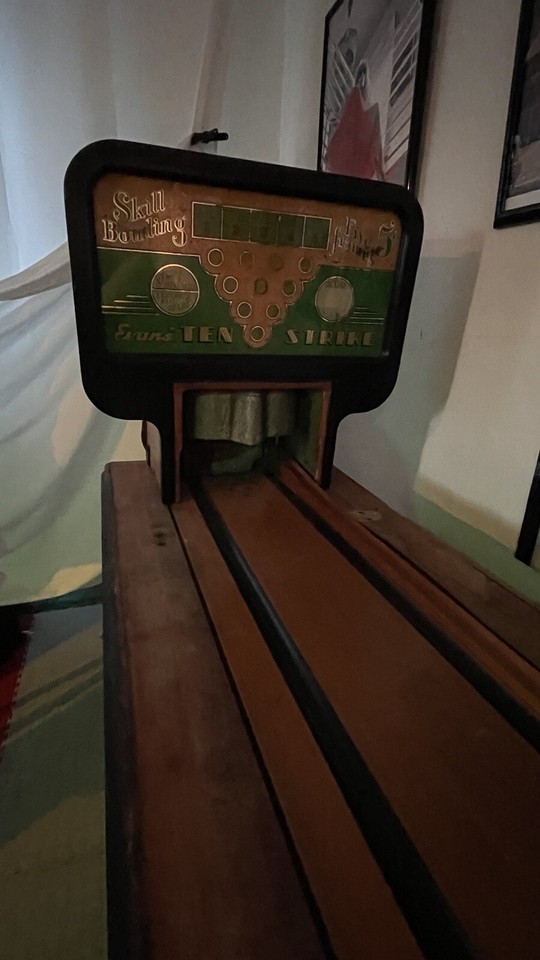 40s/50s Evans Ten Strike Bowling Arcade Machine Project Vtg | eBay