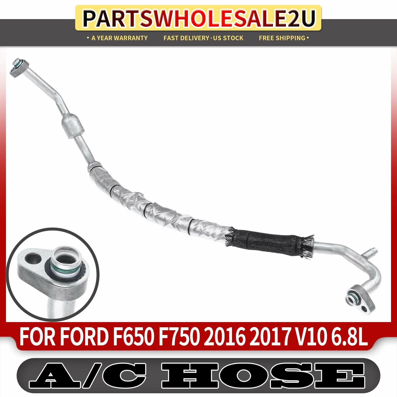 A/C Suction Line Hose Assembly for Ford F650 F750 2016-2017 V10 6.8L ...
