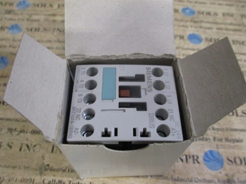 Siemens 3RT1015-1BB42 SIRIUS Contactor 3ZX1012-0RH11-1AA1 3.3kW 400VAC ...