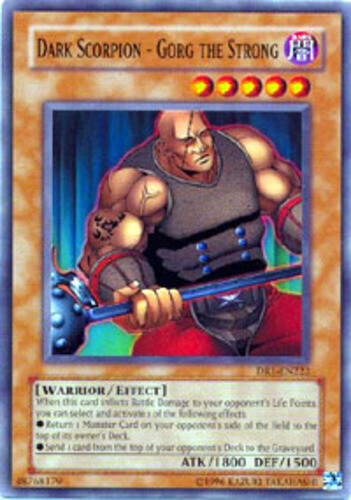 Dark Scorpion - Gorg the Strong - DR1-EN222 - Common - Unlimited ...