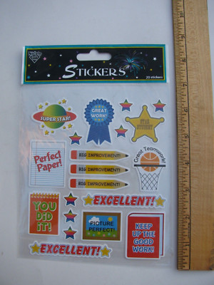 Nicole Stickers SCHOOL SPORTS Affirmation 1 Sheet NIP | eBay