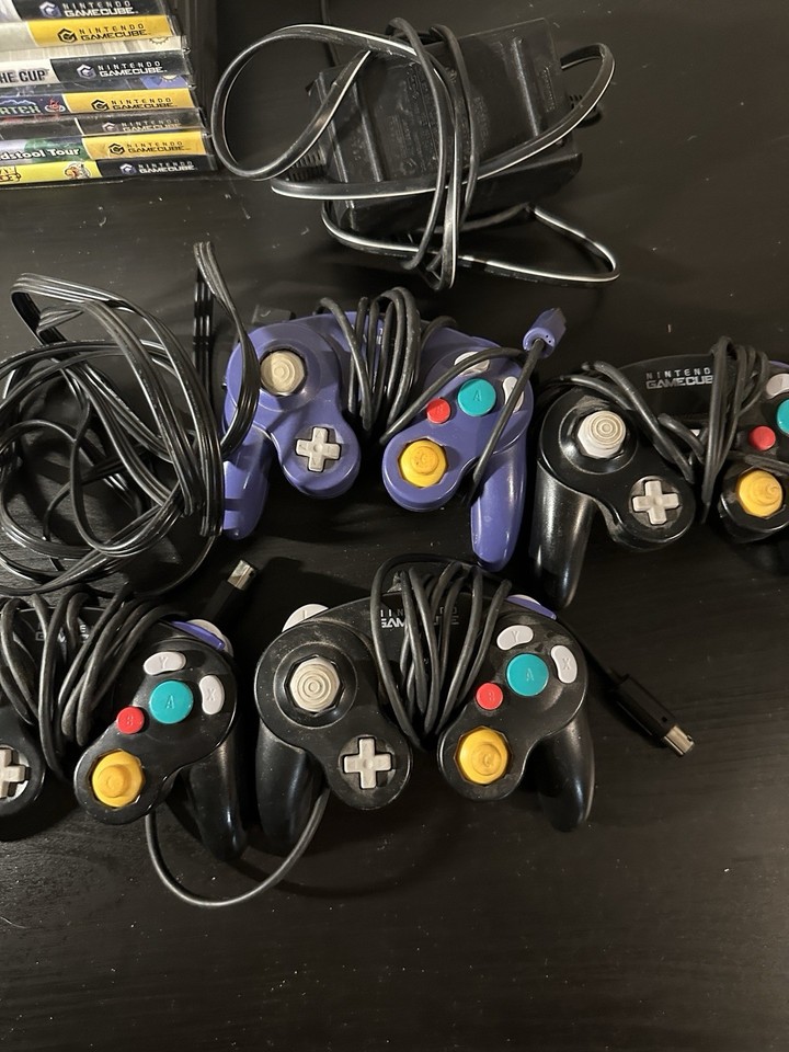 Gamecube Console Bundle Nintendo Lot 4 Controllers, 7 Games, & Much ...