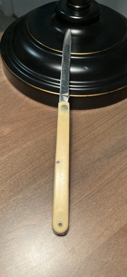 Vintage Stainless Colonial PROV. R.I. Melon Knife Yellow Handle Made In USA 8" | eBay