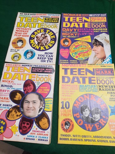 1967 Teen Datebook Magazines (4) Issues | eBay