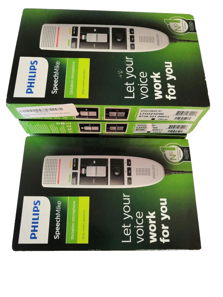 Philips LFH-3210 SpeechMike III Classic USB Handheld Microphone | eBay