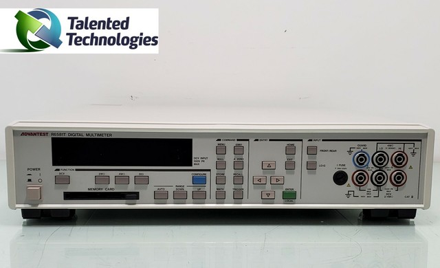 Advantest R6581T 8.5 DIGIT DC Digital Multimeter for sale online | eBay
