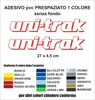 Kit adesivi UNI TRAK KAWASAKI forcellone enduro uni-trak stickers decal ...
