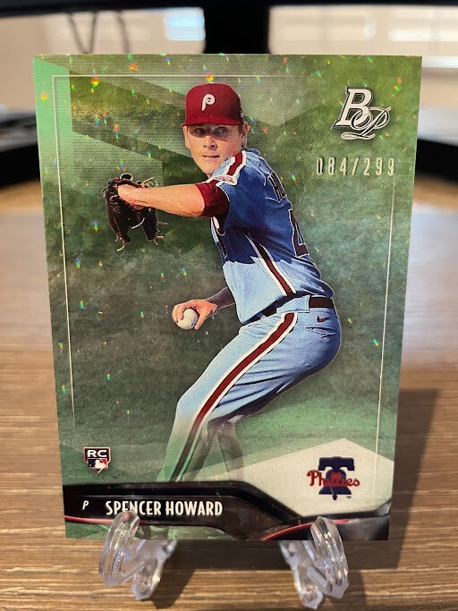 2021 Bowman Platinum - Spencer Howard - Foilboard Parallel SN'd /299 ...