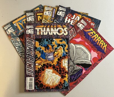Marvel Comics Cosmic Powers #1-6 (1994) Thanos Terrax Jack of Hearts ...