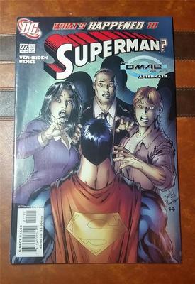 SUPERMAN #222 DEC 2005 COMIC * DC COMICS * THE OMAC PROJECT AFTERMATH ...