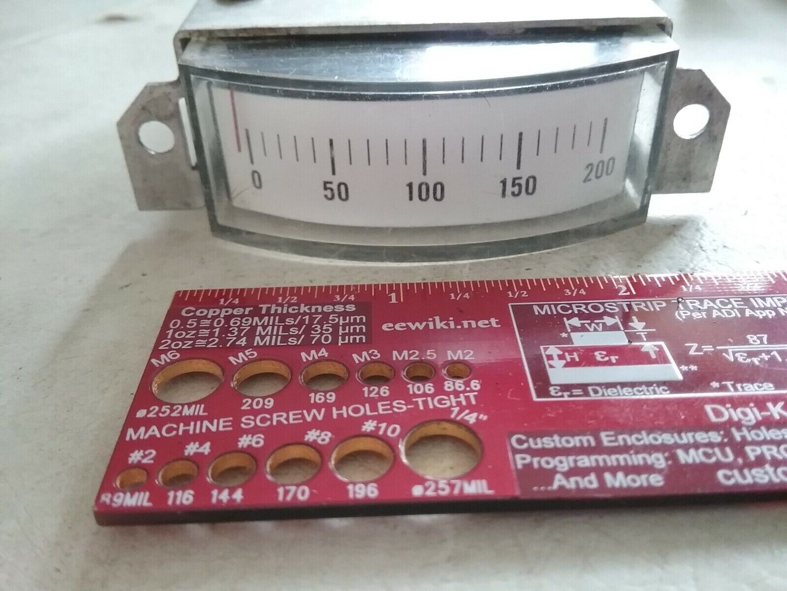 GE Panel Meter Movement, Full Scale Deflection = 1mA DC | eBay