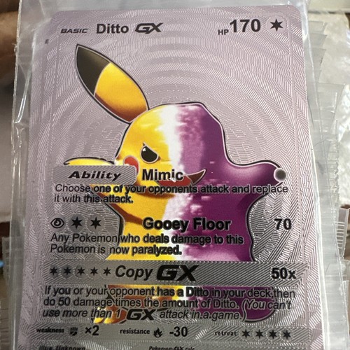 Ditto Gx Silver Foil Fan Art Hp350 NM | eBay