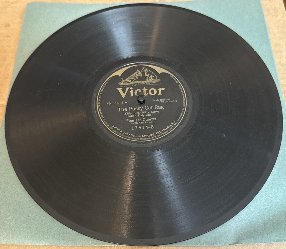 Victor 78 RPM Peerless Quartet - At The Bully Wooly Wild West Show ...