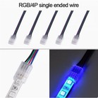 5/10pcs RGB light strip connector / connecting wire fixing clip quick ...