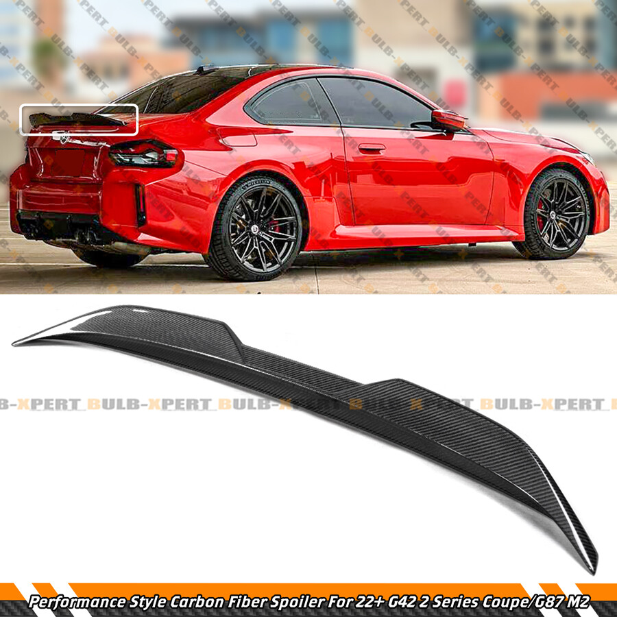 MP STYLE CARBON FIBER TRUNK SPOILER FOR 2022-2025 BMW G42 2 SERIES ...