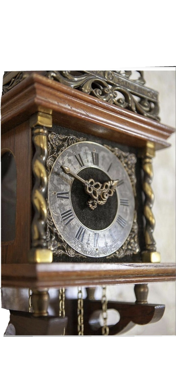 Dutch Antique Nu Elck Syn Sin Wall Clock | eBay