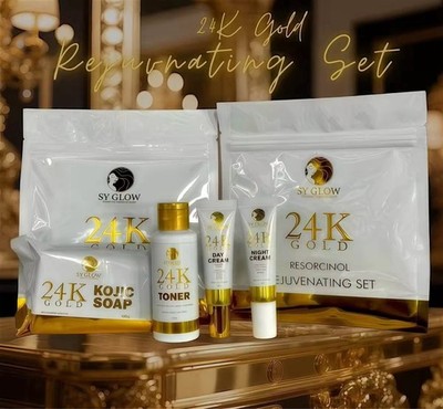 SY Glow 24k Gold Resorcinol Rejuvenating Set | eBay