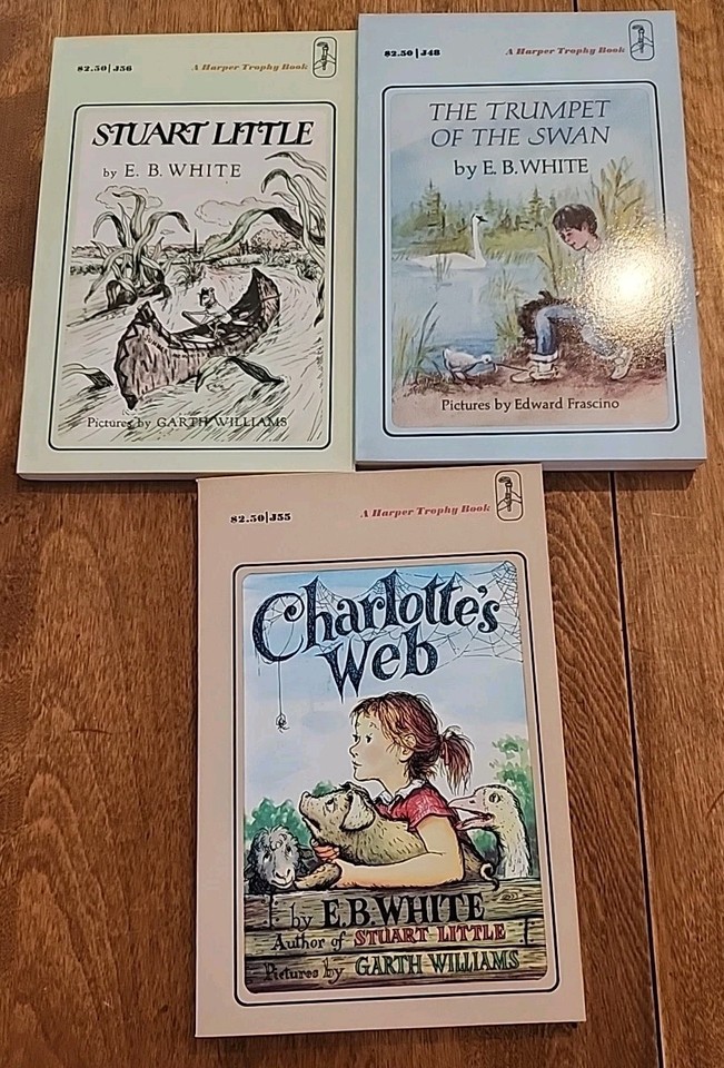 E.B. White Treasury 3 Book Box Set– Charlotte’s Web, Stuart Little ...