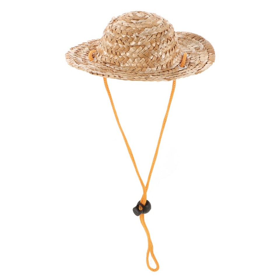 Sombrero Hat Adjustable Hawaii Garden Sun Bucket for Small Dogs Puppy ...