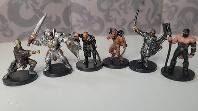 Lot of 6 Vintage Underdark D&D Miniatures Dungeons & Dragons Miniature ...